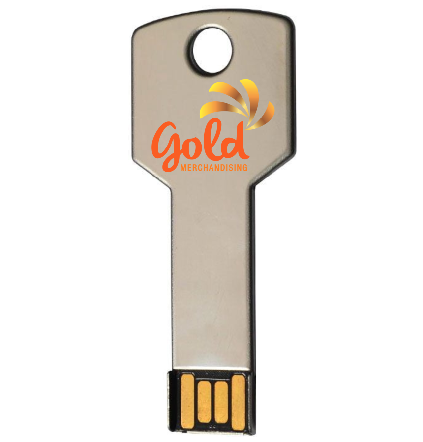 USB Llave Metal – Merchandinsing Gold