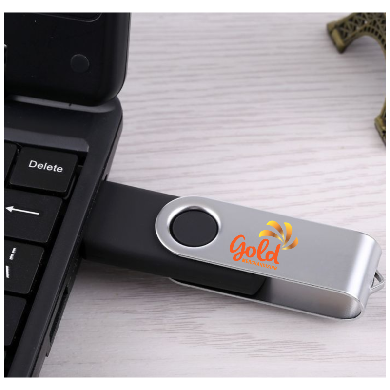 USB Swivel – Merchandinsing Gold